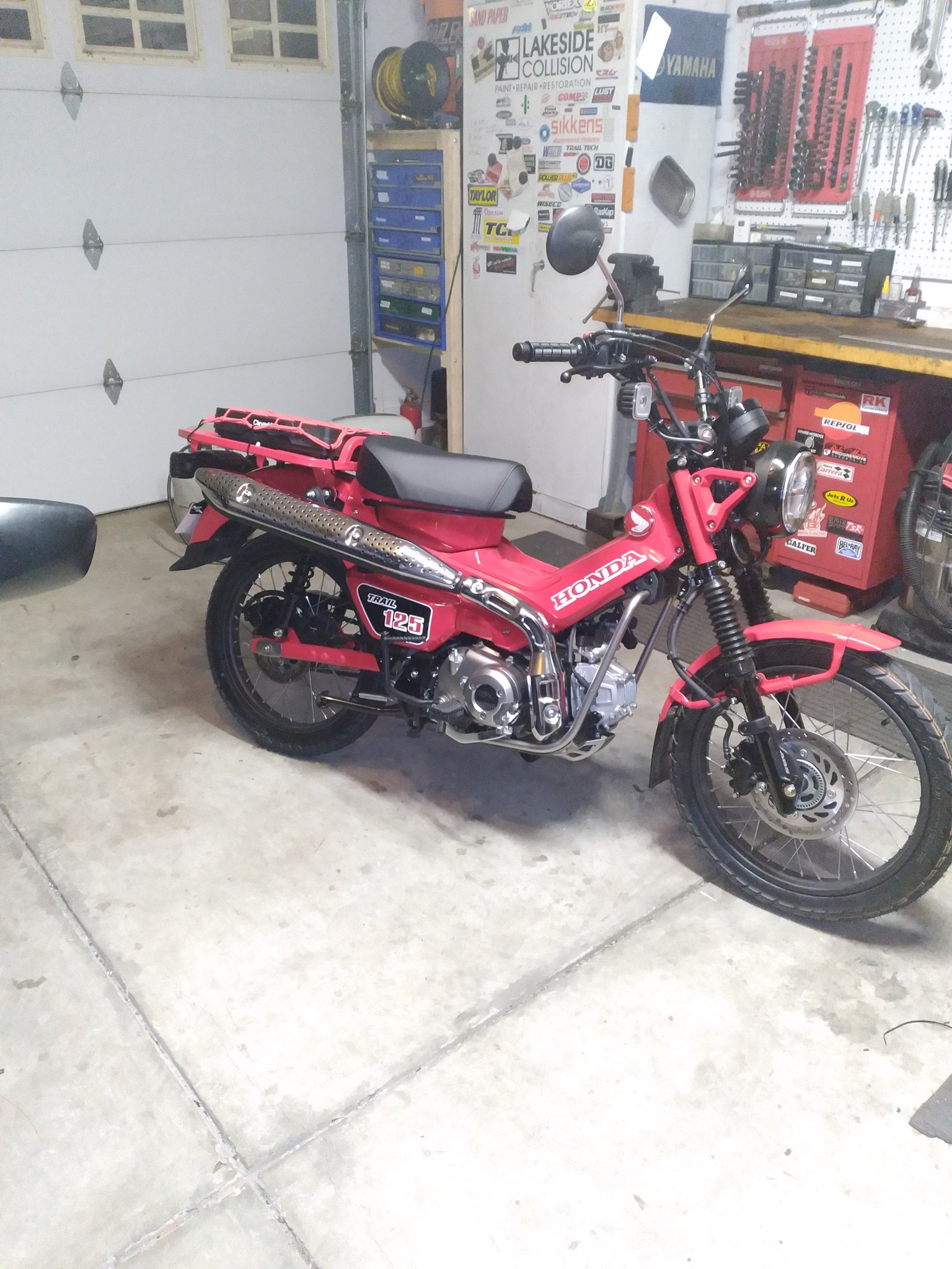 First Mod (milk create) | Honda Trail 125 Forum