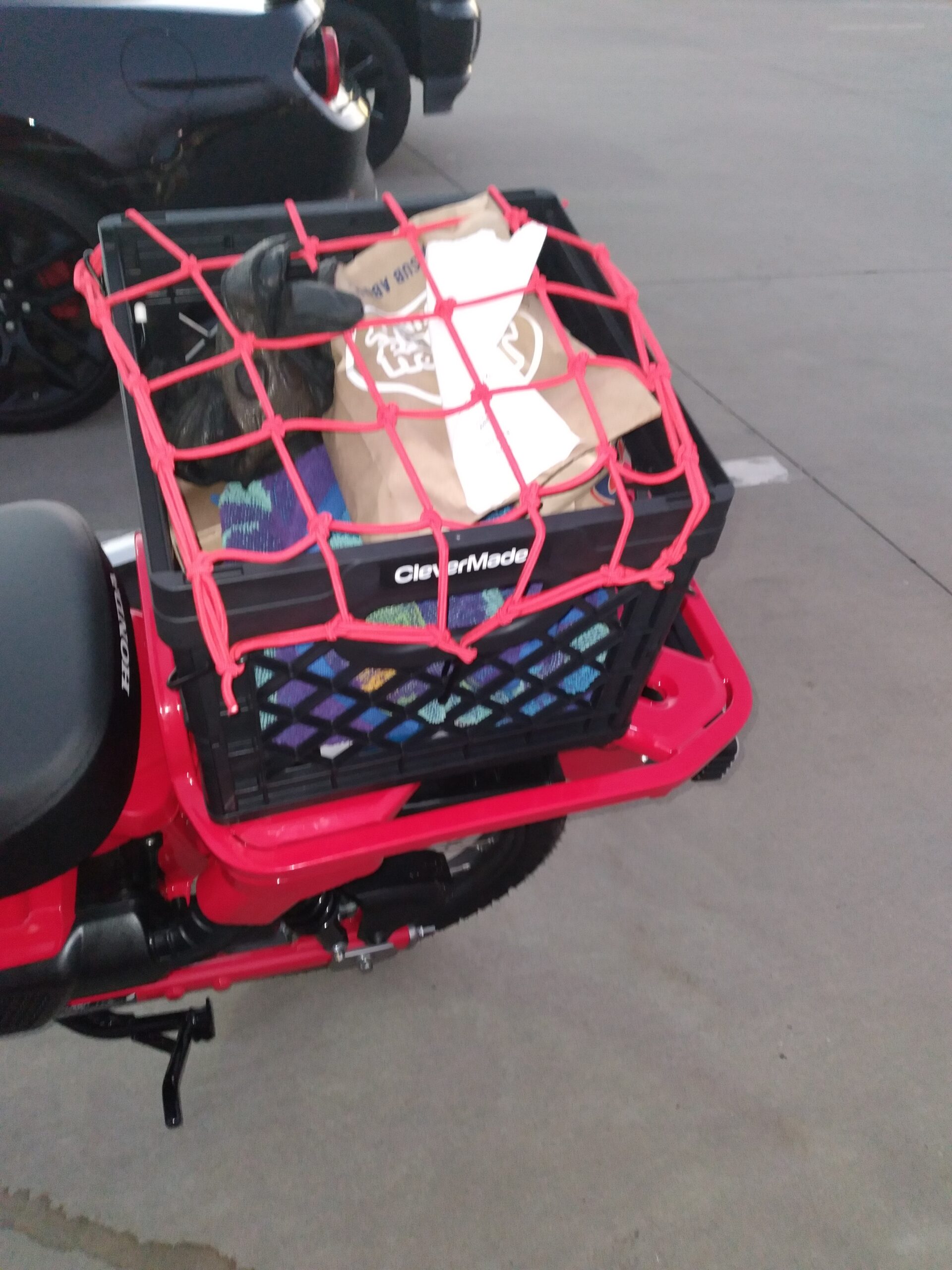 Carriers and baskets for the rear rack recommendations | Honda Trail 125 Forum
