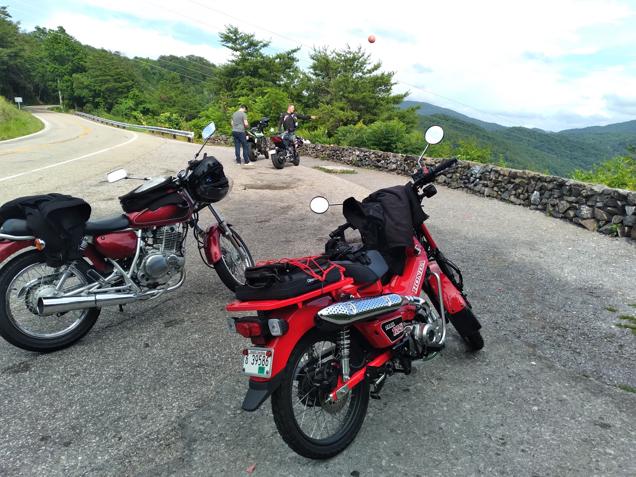 Carriers and baskets for the rear rack recommendations | Honda Trail ...