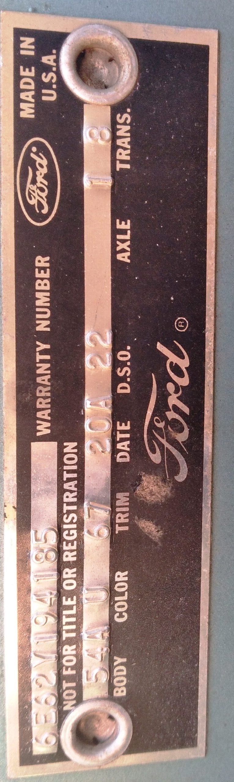 New dash coming for 66.. black, but need it blue. Dye/Paint experience ...