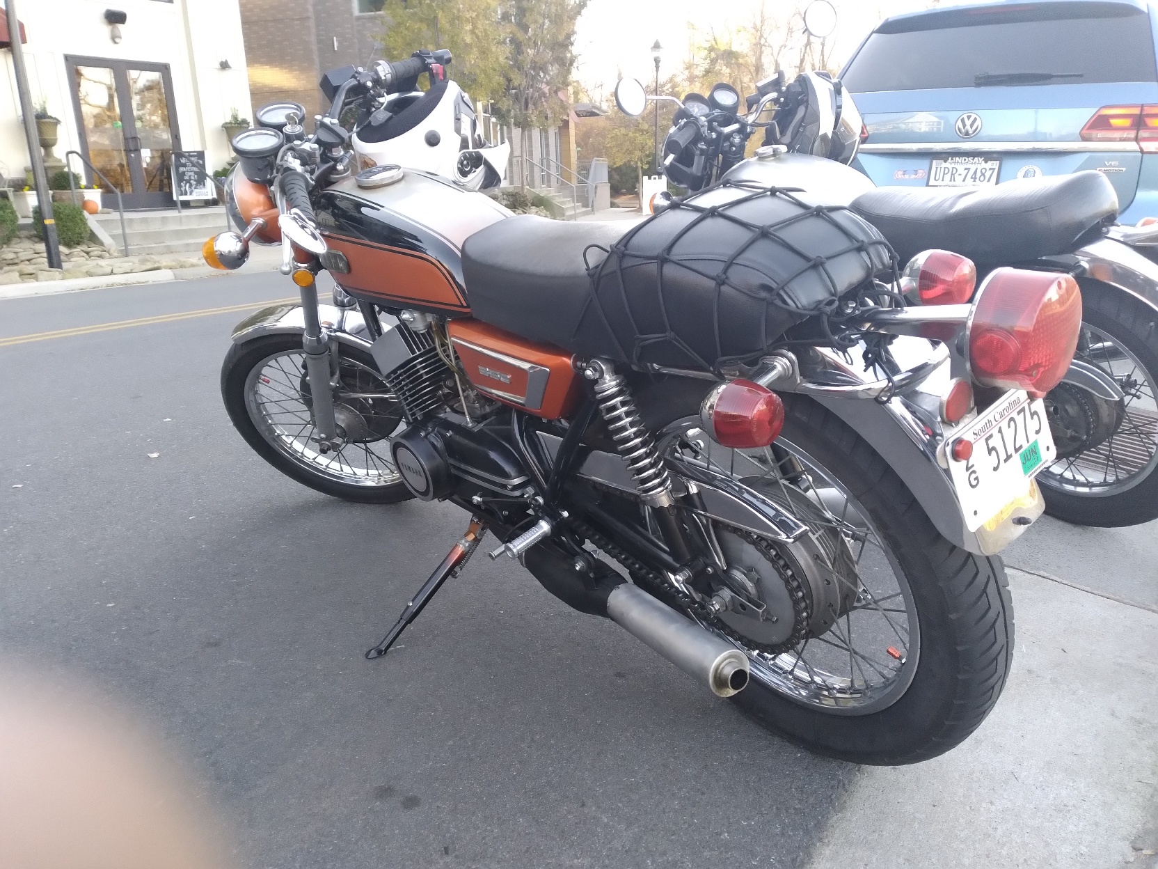 72 R5, new rearsets | Honda Trail 125 Forum